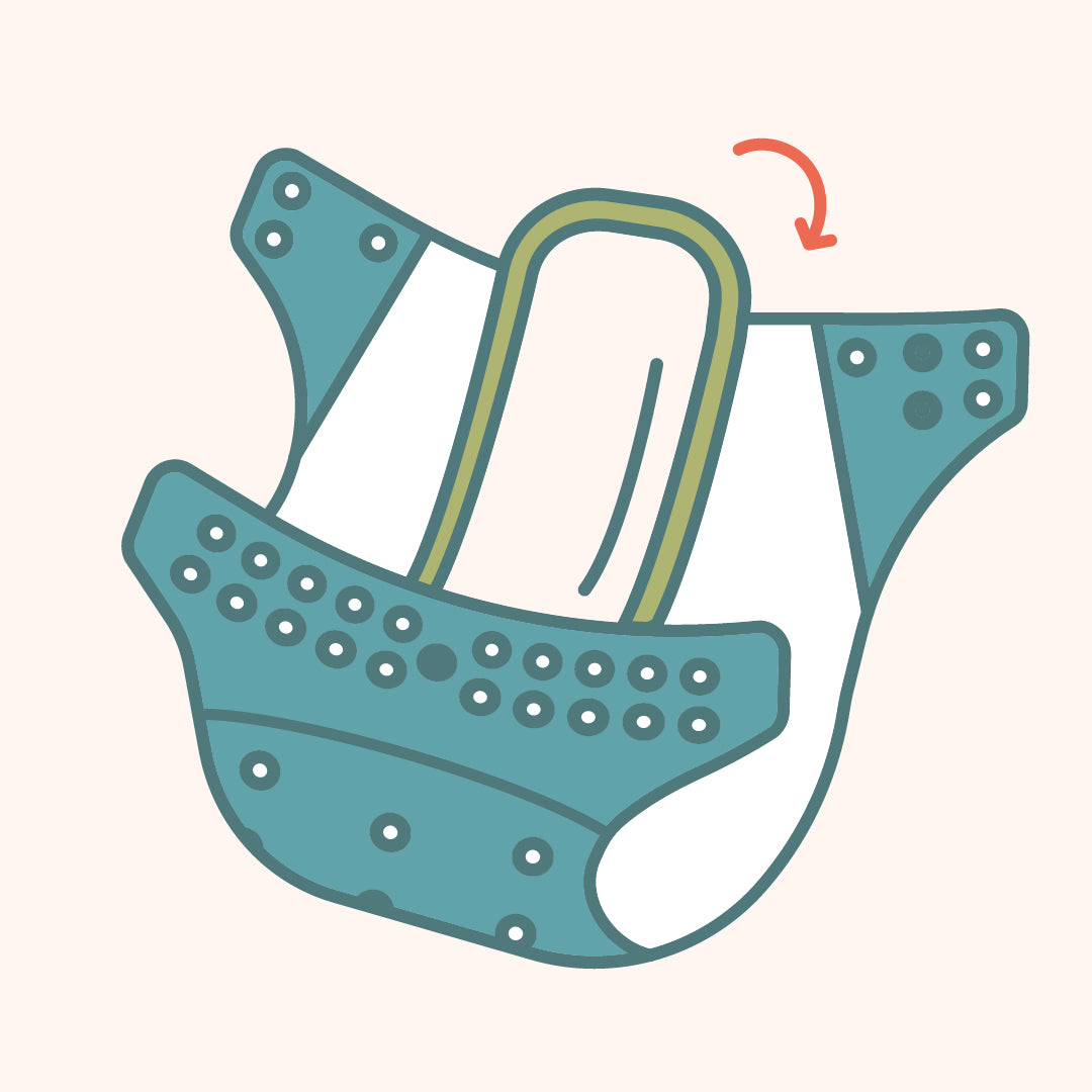 How to use reusable cloth diapers including fit tips, washing advice ...