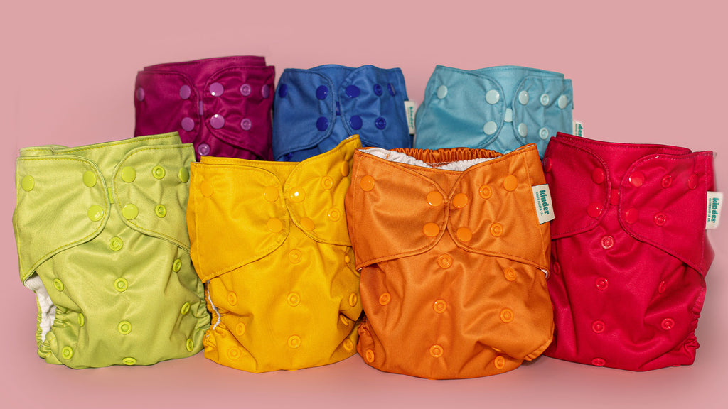 Modern Reusable Cloth Diapers Made to Fit from Birth to Toddlerhood ...