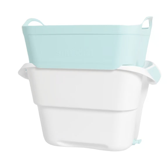 Strucket Interlocking Strainer Bucket with Plug – Kinder Cloth Diaper Co.