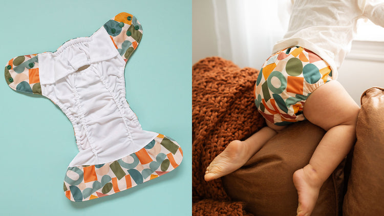 Modern Reusable Cloth Diapers Made to Fit from Birth to Toddlerhood ...