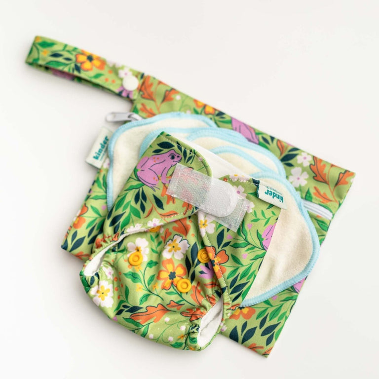 Washable Doll Diaper Set with Velcro and Pretend Play Wipes – Kinder ...