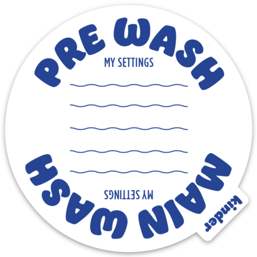 Wash Cycle Indicator Washing Machine Magnet 2.0 – Kinder Cloth Diaper Co.